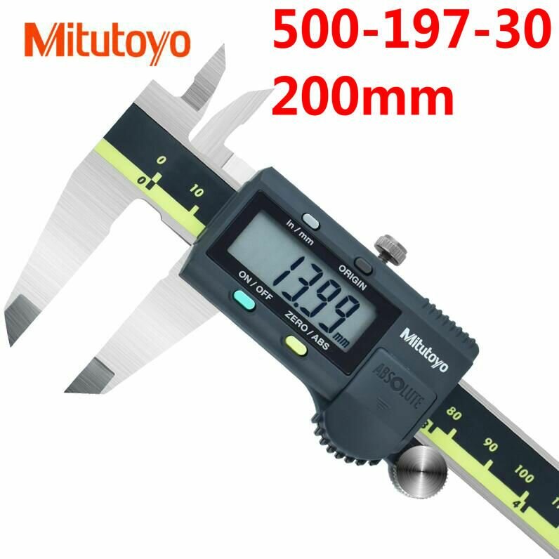 Штангенциркуль электронный цифровой металлический Mitutoyo 200мм 0-200MM