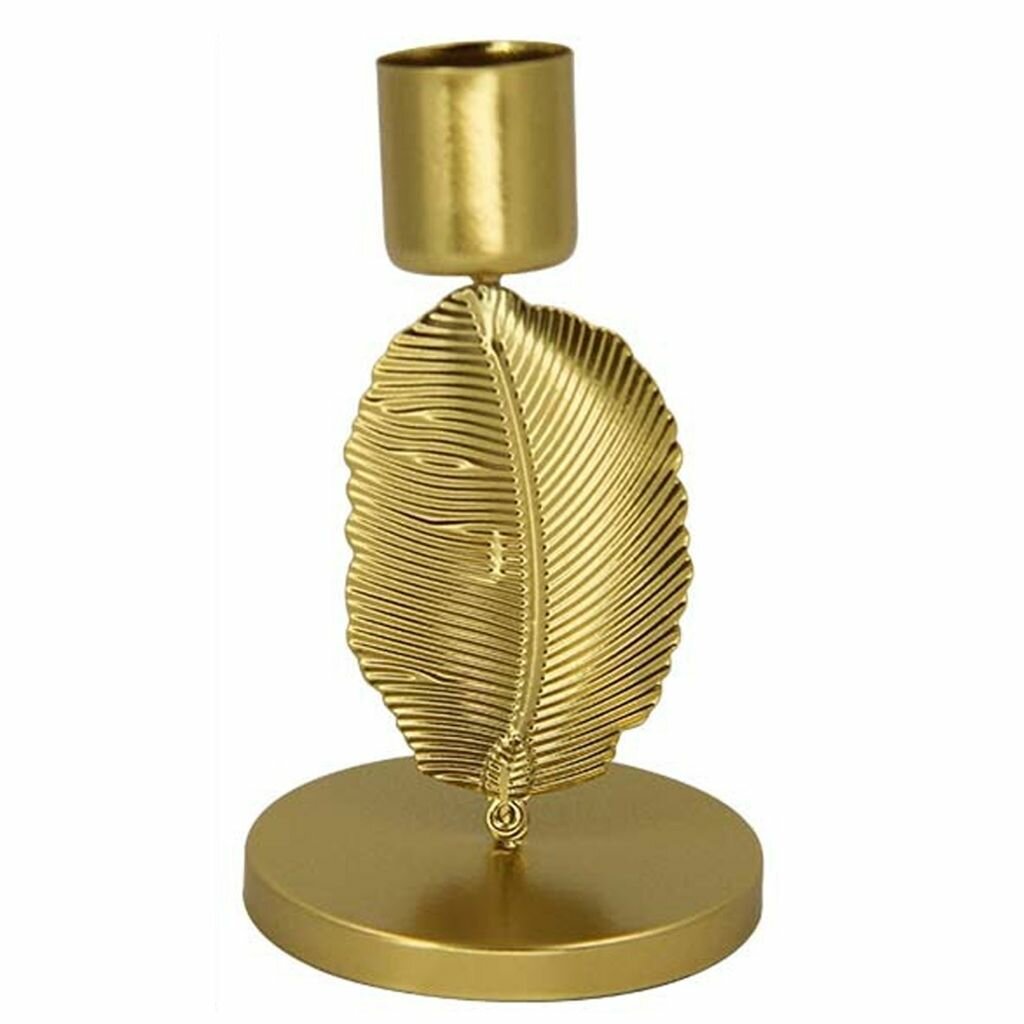 Металлический подсвечник из кованого железа-подсвечник из пальмовых листьев D