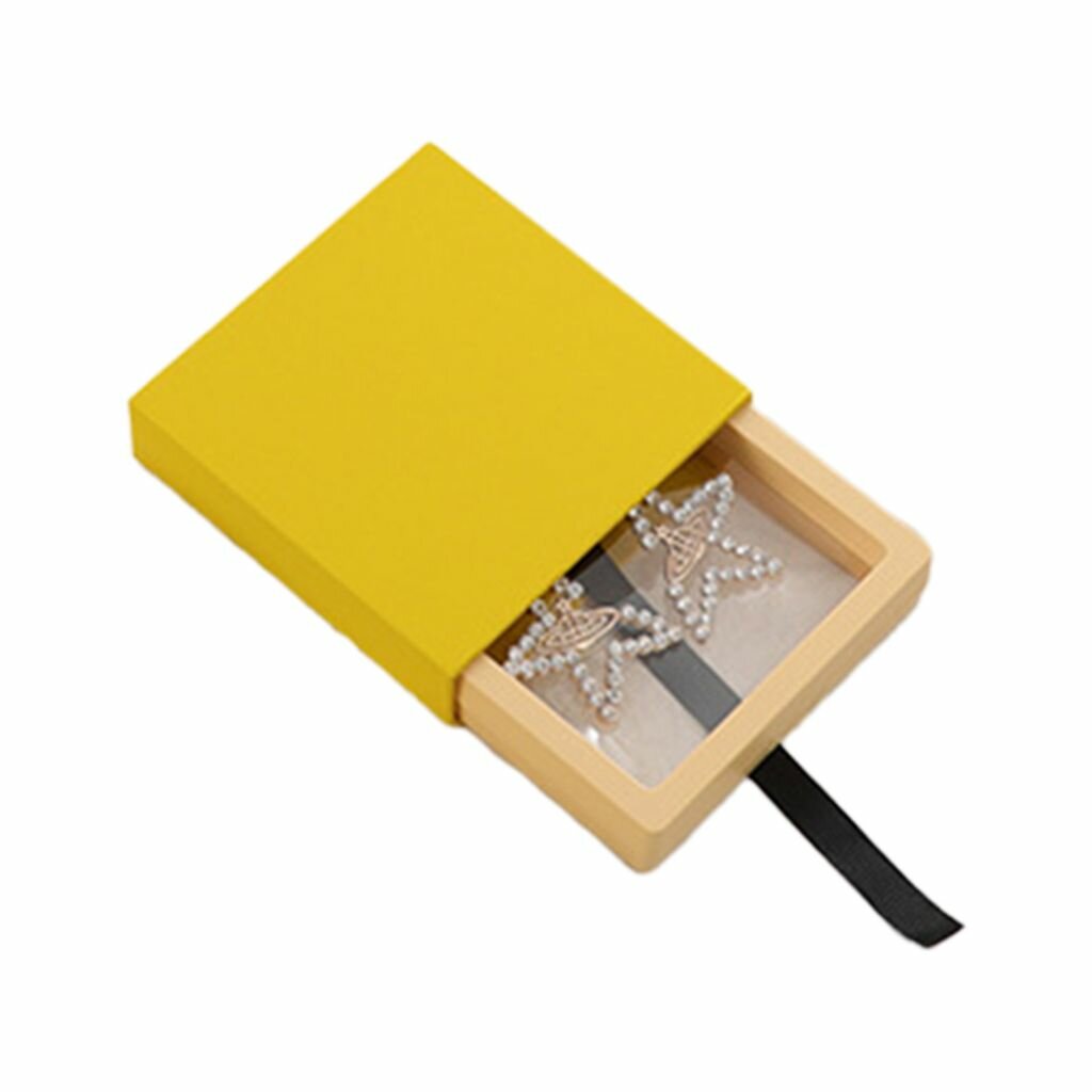 Коробка для хранения ювелирных изделий из полиэтиленовой пленки с защитой от окисления-желтый