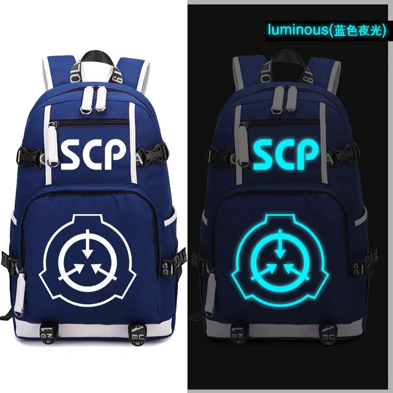 Черный рюкзак для книг SCP Secure с защитой, школьные сумки с мультипликационным рисунком, 21