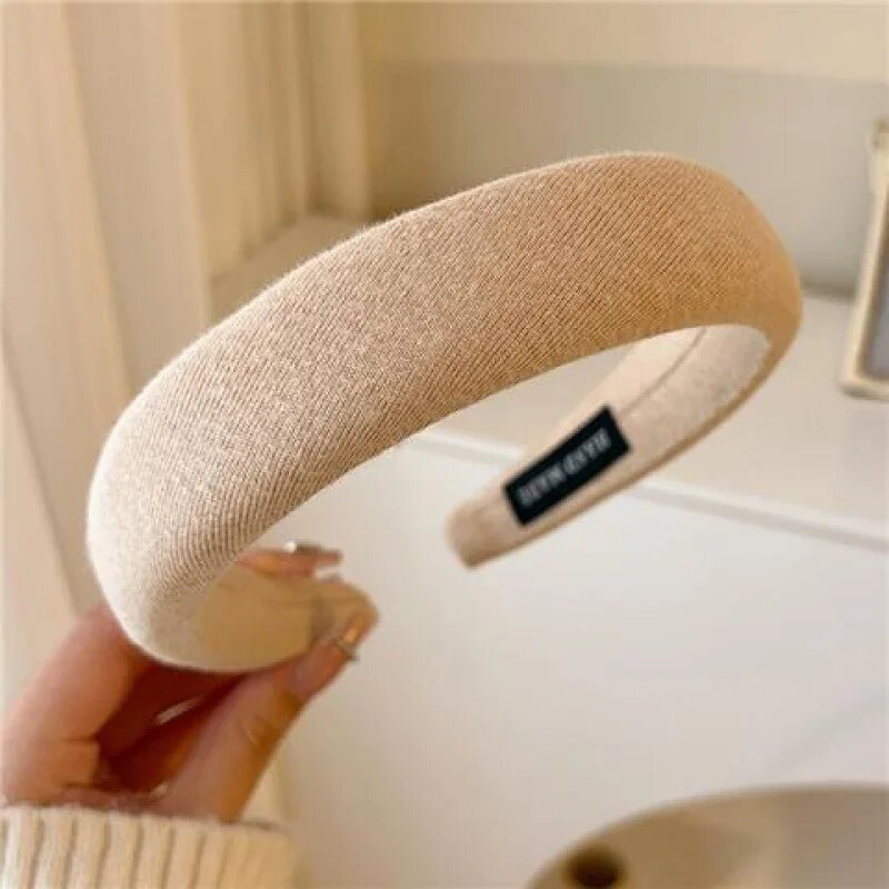 Бежевая повязка для волос FORWOT, цвет 1 beige