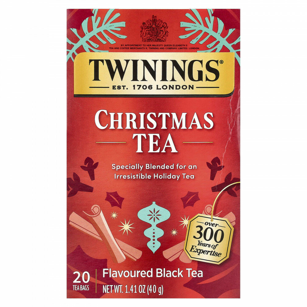 Twinings, ароматизированный черный чай, ночной чай, 20 чайных пакетиков, 40 г (1,41 унции)