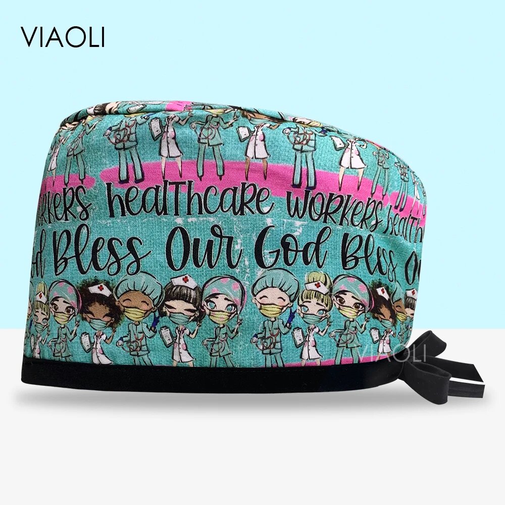 Хлопковые хирургические шапочки VIAOLI