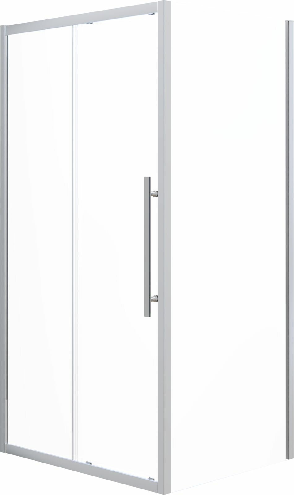 Душевой уголок Esbano Flex 110x90 ESF-119PS-C профиль хром стекло прозрачное