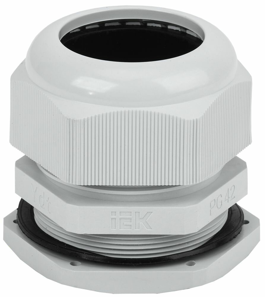 Сальник IEK PG-42, диаметр кабеля 30-40 мм, IP54