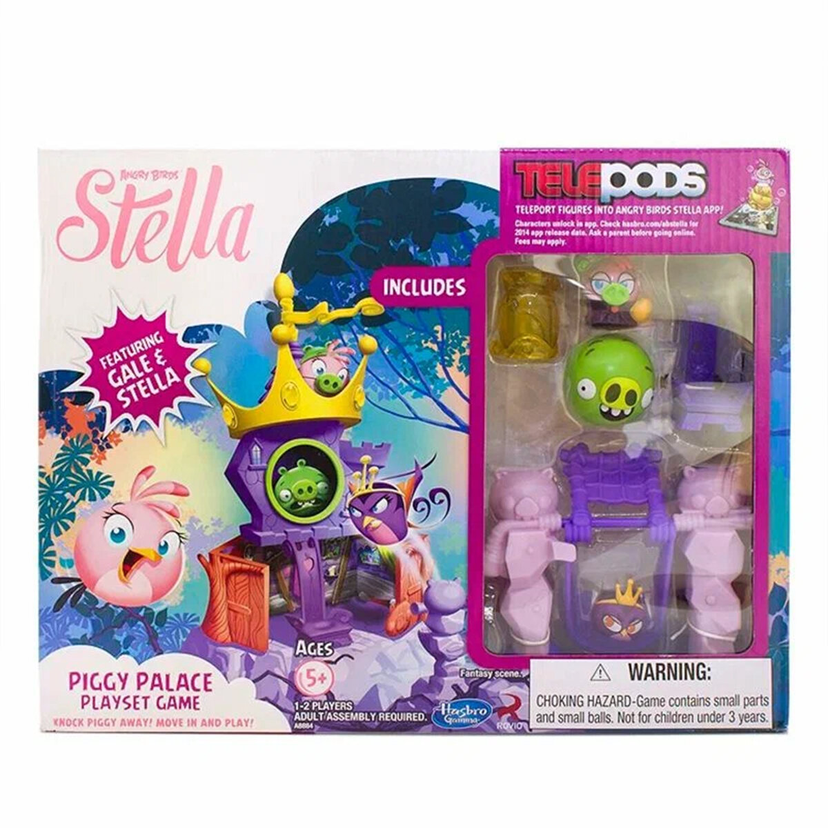 Hasbro Angry Birds Stella Telepods Piggy Palace / Детские Классические Игрушки С Персонажами Аниме-игр