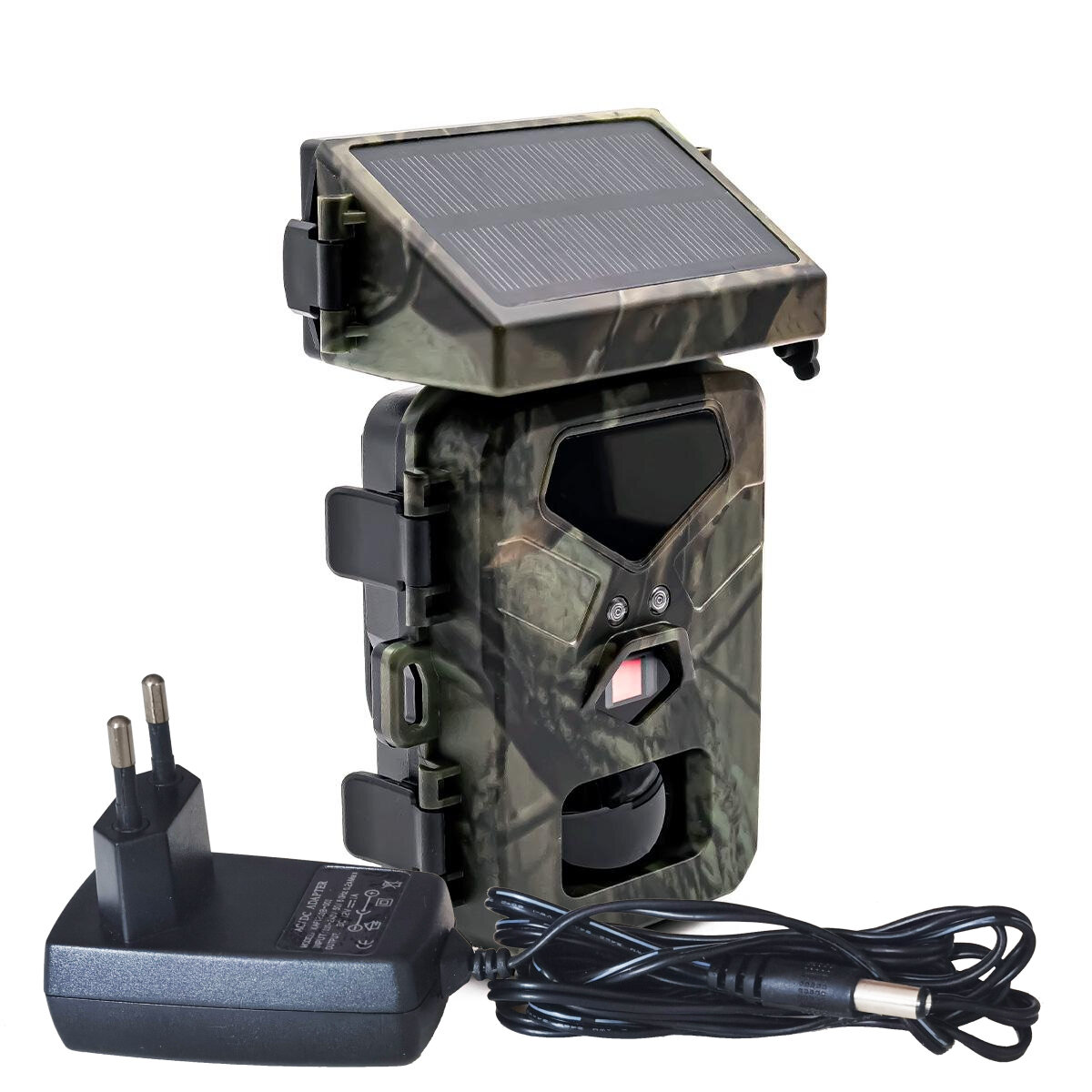 Миниатюрная фотоловушка для охоты и охраны дачи Filin Мини 700 (20Мп) (Y14450NIM) с датчиком движения и с солнечной панелью. ИК-подсветка, видео Ful