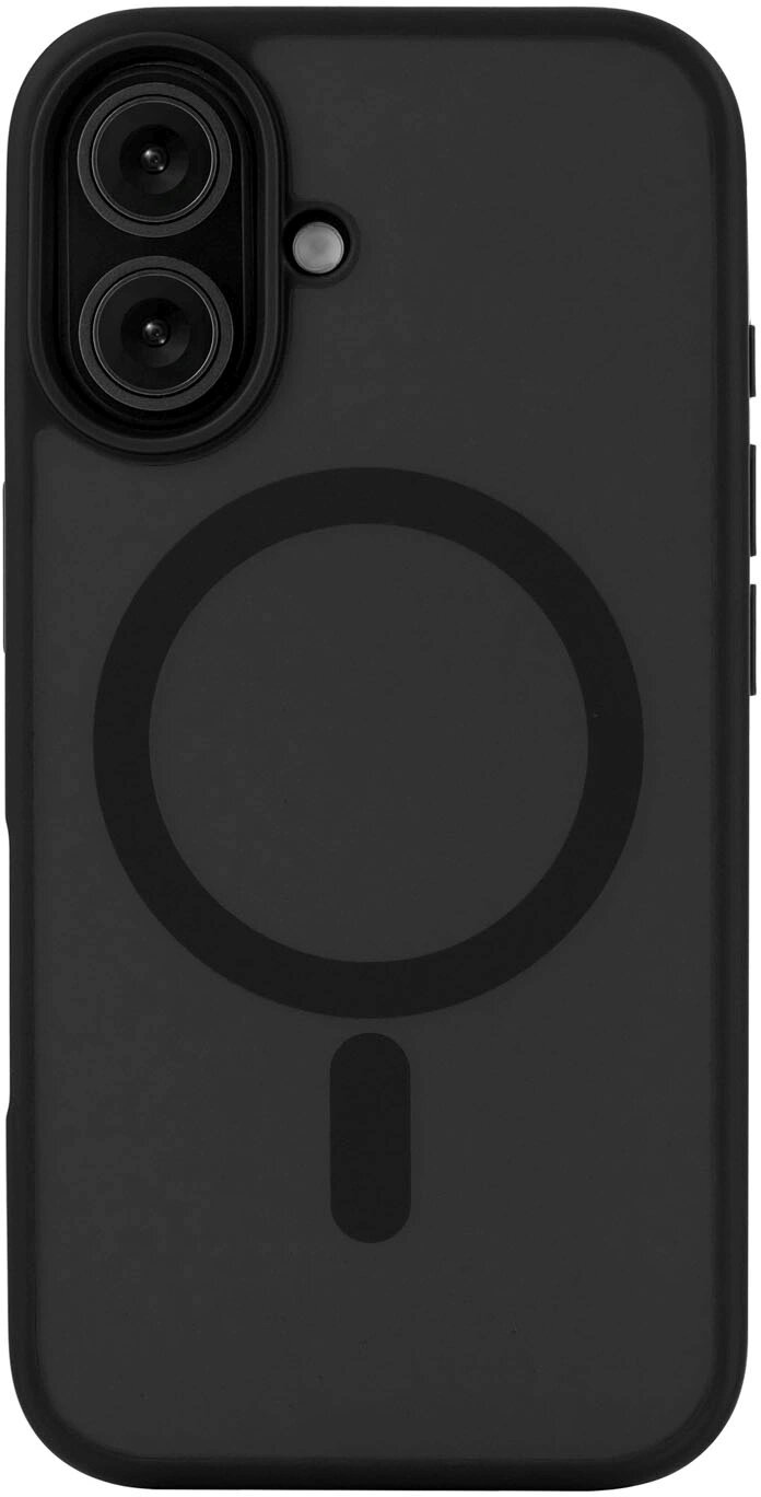 Чехол uBear Cloud Mag Case с MagSafe для iPhone 16 (CS427BL61MT-I24M) черный