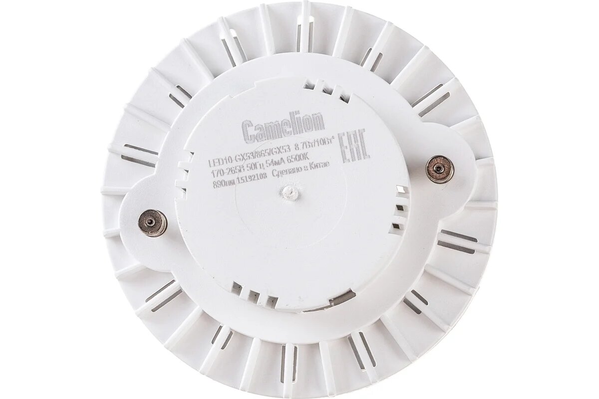 Camelion LED10-GX53/865/GX53 Светодиодная лампа 10 Вт 220 В GX53 для светильников
