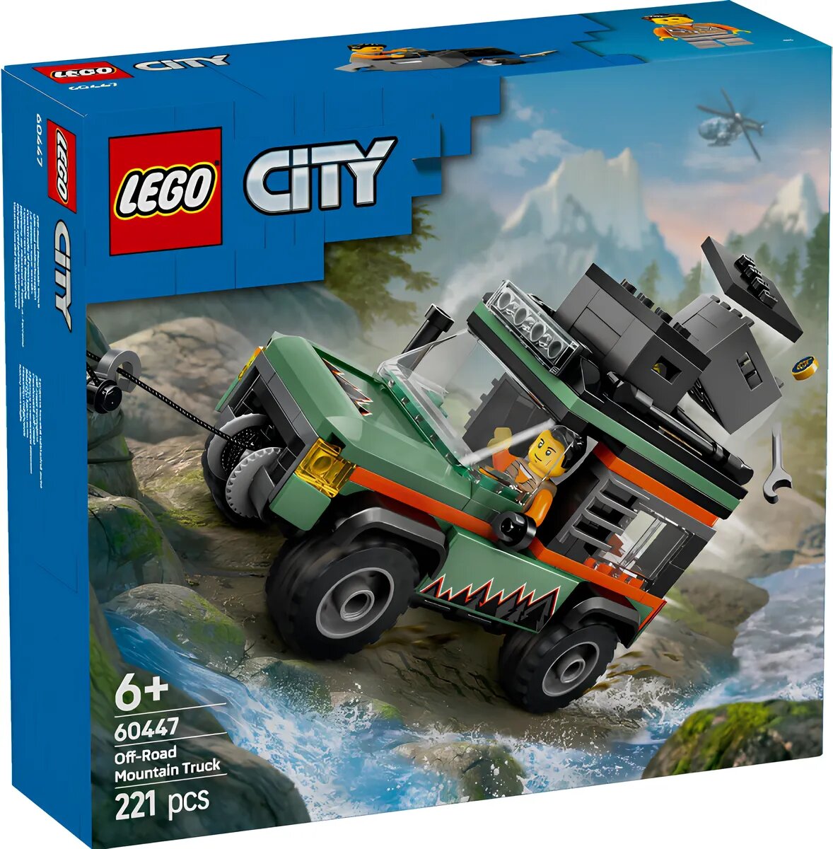 Конструктор LEGO City 60447 Внедорожный горный грузовик