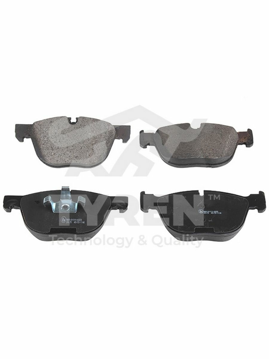 Тормозные колодки дисковые передние TYREN TYR1210701 для BMW X4, Х5, Х6