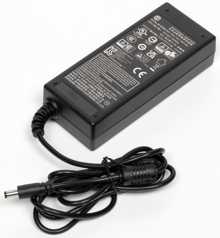 Блок питания для монитора MSI 19V 5.8A 110W 5.5x2.5 мм черный без сетевого кабеля