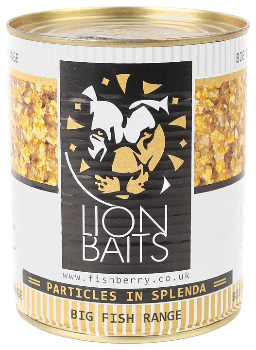 Lion Baits Консервированная зерновая смесь кукуруза 900мл для ловли и прикормки