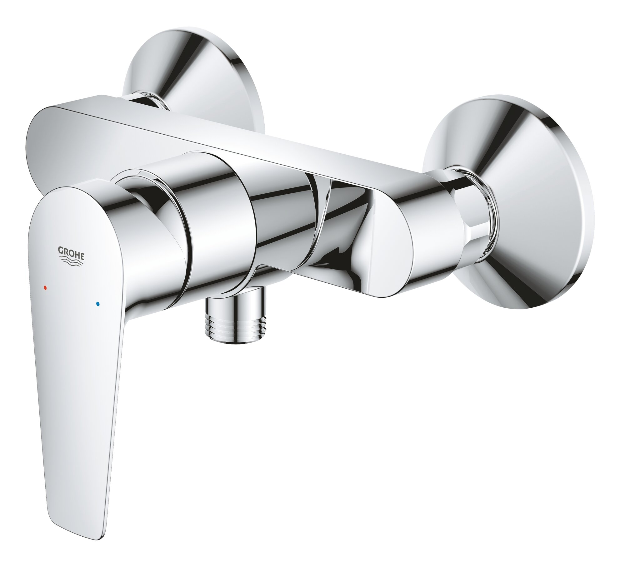 Смеситель для душа Grohe BauEdge 23635001, хромированный, рычажное управление