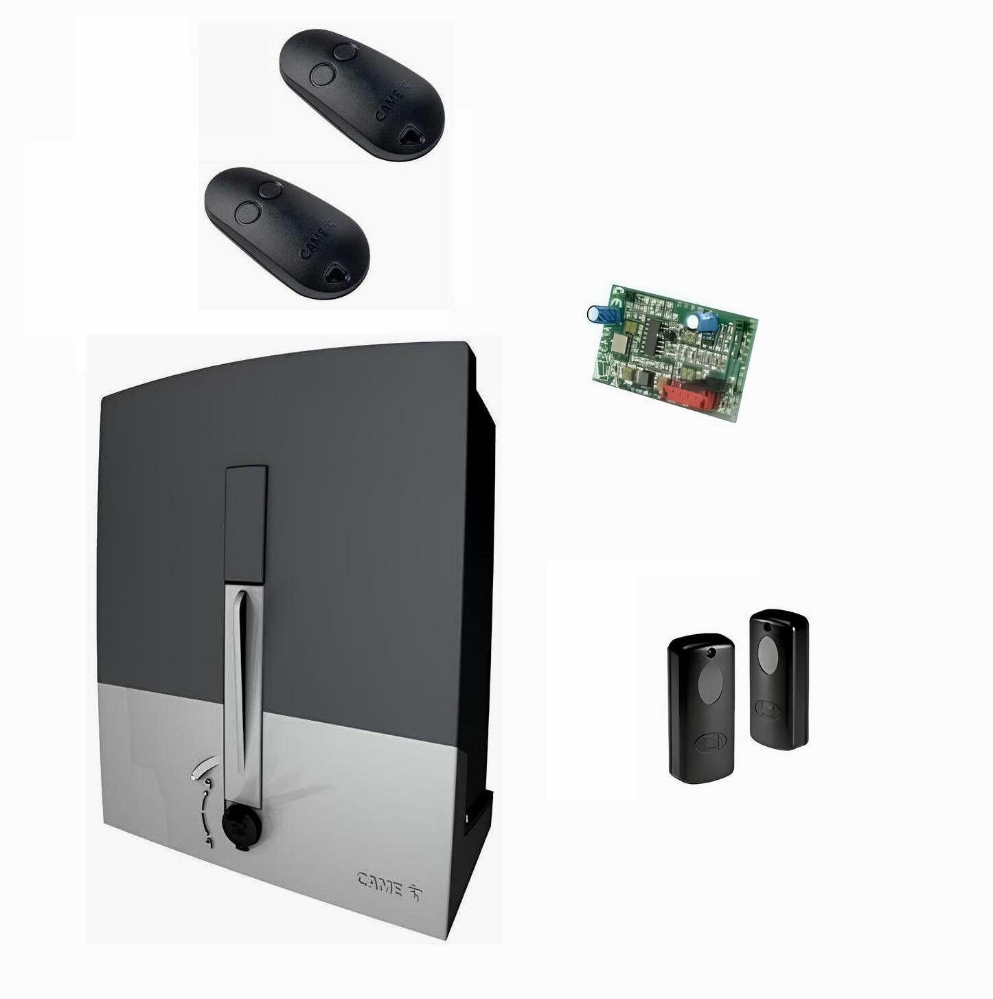 Автоматика для откатных ворот BXL04AGS KIT-F, комплект: привод, радиоприемник, 2 пульта, фотоэлементы