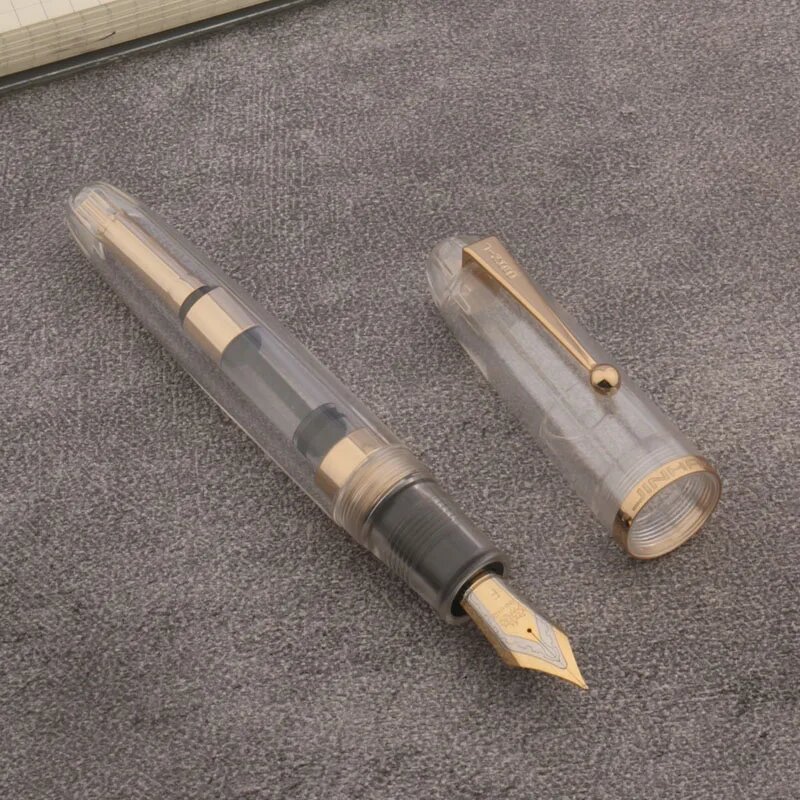 JinHao 9019 Dadao, перьевая ручка, прозрачная, перо M