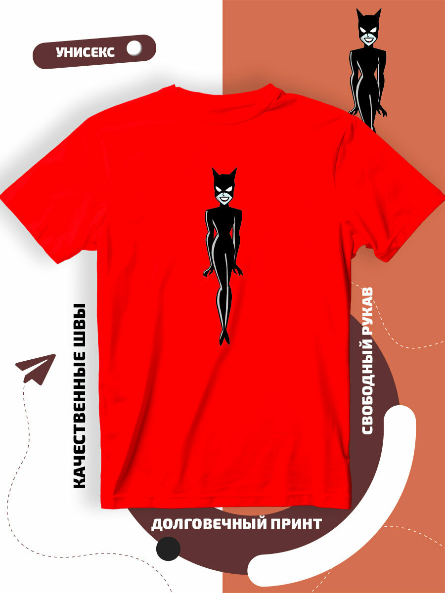 Футболка Бэтмен catwoman женщина кошка