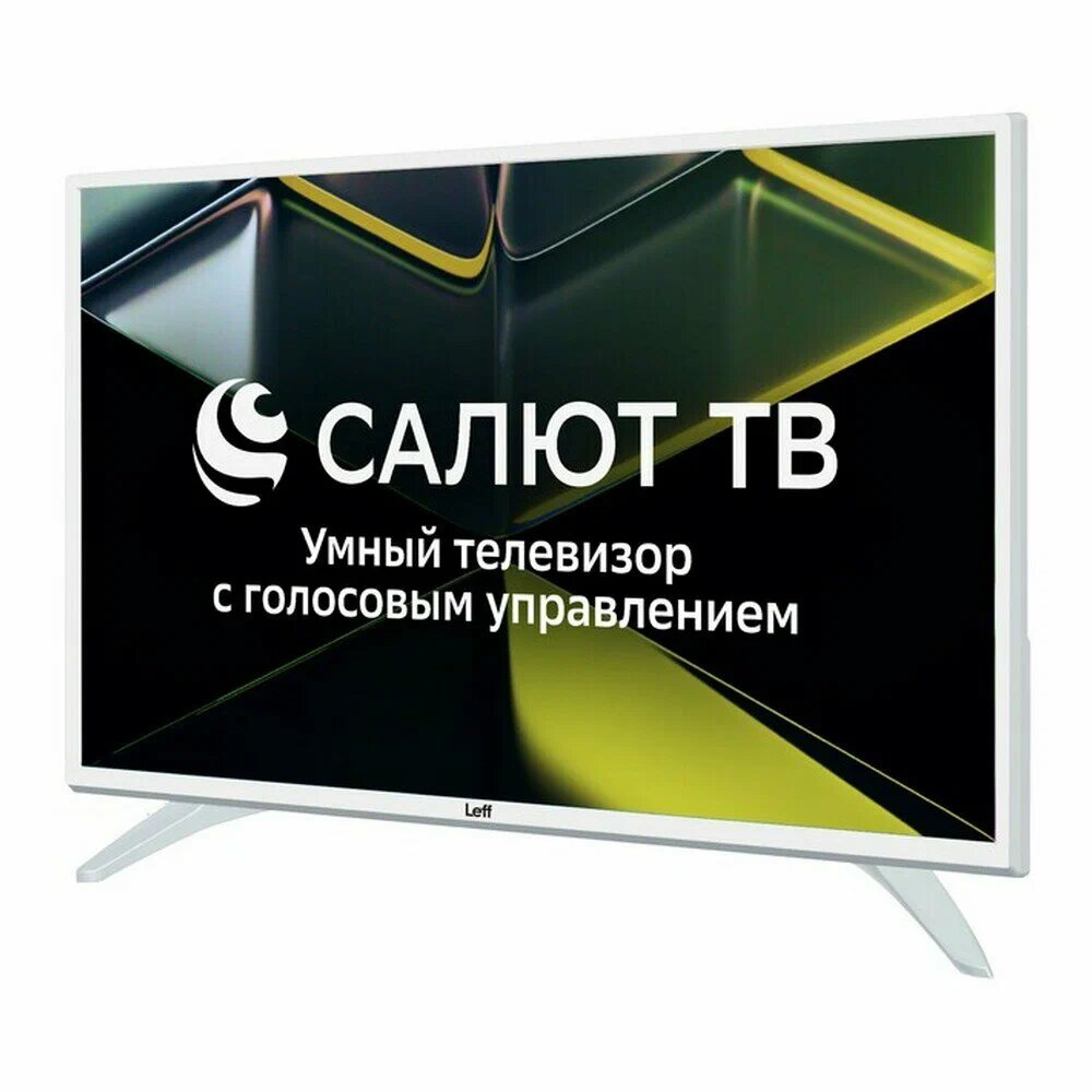 Телевизор Leff 43U691T, 4K, Bluetooth, Wi-Fi, экосистема Умного дома, белый — фото 1