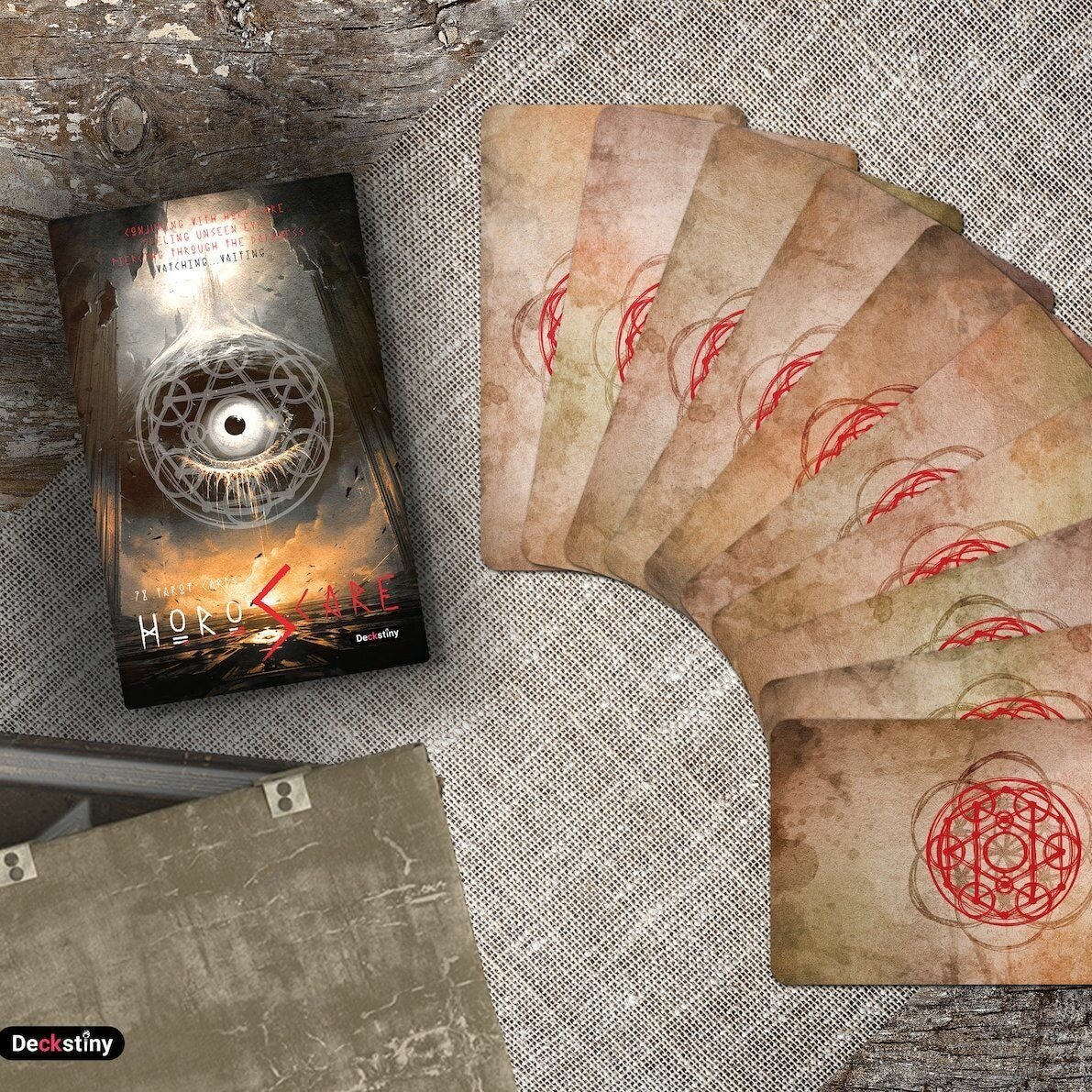 Карты таро"HoroScare"tarot,12X7CM