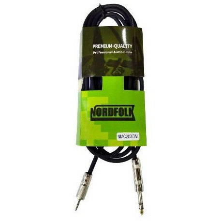 Кабель аудио 1xMini Jack - 1xJack NORDFOLK NMC203 3.0m