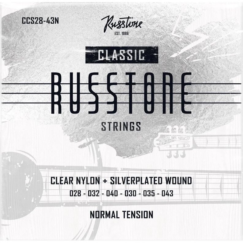Струны для 6-струнной классической гитары Russtone CCS28-43N
