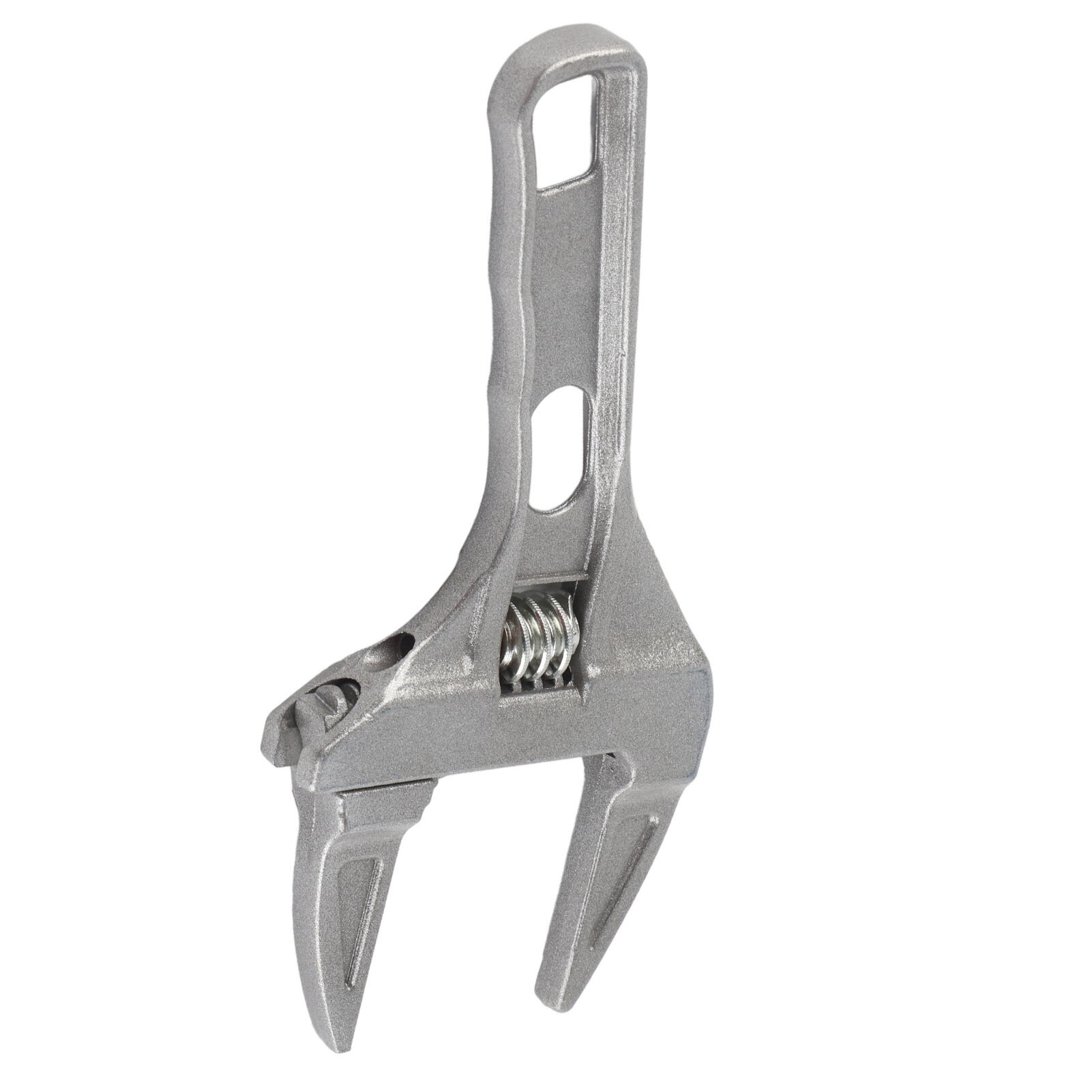 Ключ для ванной комнаты, алюминиевый регулируемый большой открывающийся ключ для инструментов для ремонта слива раковины в ванной, диапазон зажима 6–68 мм