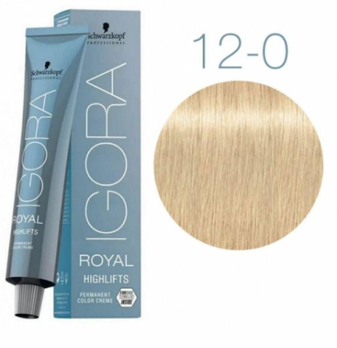 Kрем-краска Schwarzkopf Professional Highlifts, 12-0 специальный блондин натуральный, 60 мл