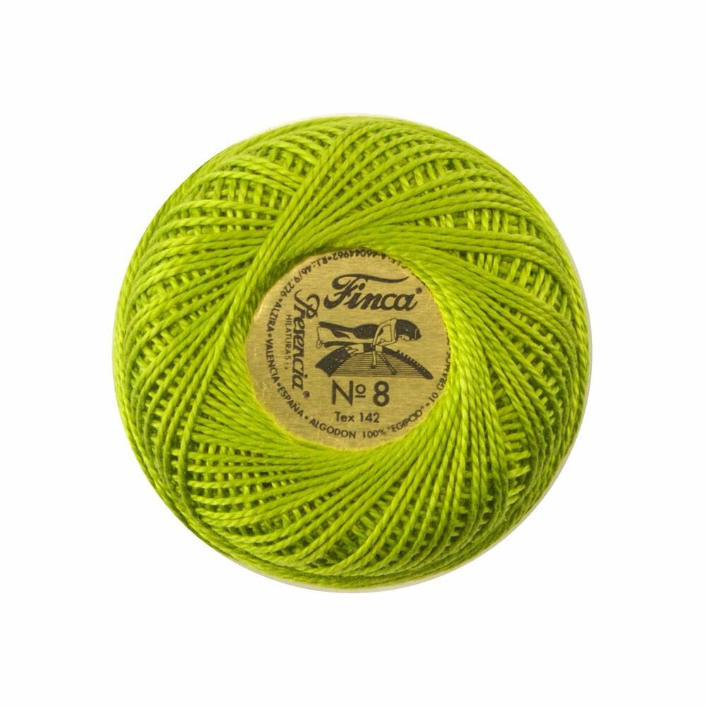 Мулине PRESENCIA HILATURAS "Finca Perle", Жемчужное, №8, однотонный цвет 4636, 1 шт