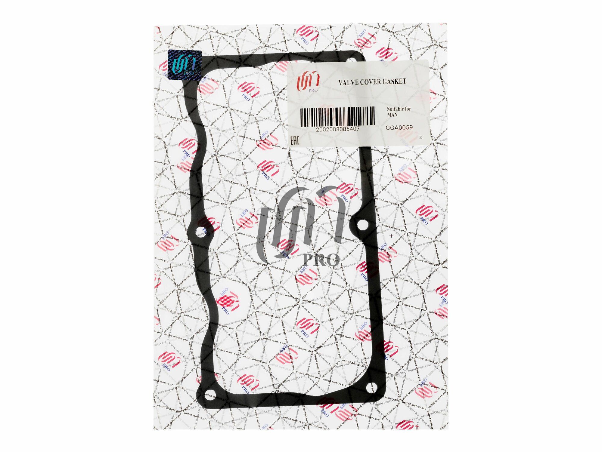 Прокладка клапанной крышки MAN D0226/0826 (51.03905.0148) на 2 цил. UMpro