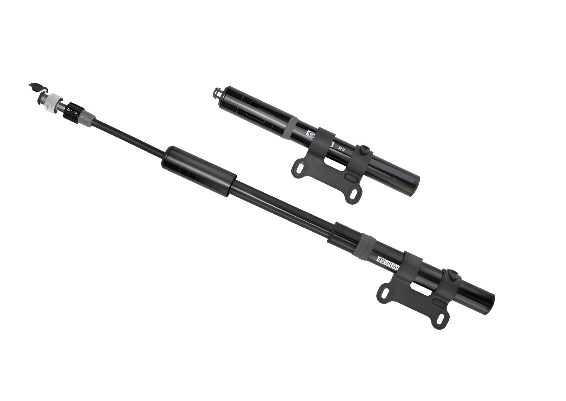 Насос ручной, AL GIYO GP-86, выдвижной шланг, 5 атм. AV/FV, чёрный