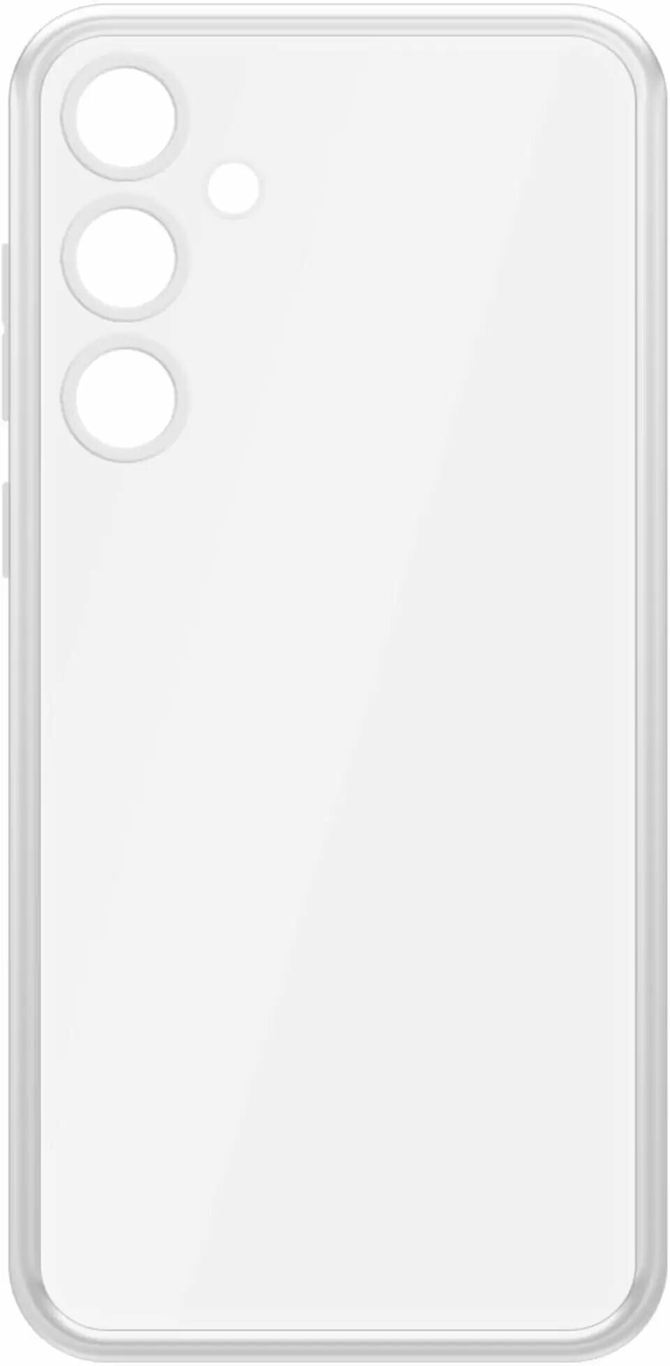 Клип-кейс KRUTOFF Clear Case для Samsung Galaxy A55 прозрачный силикон