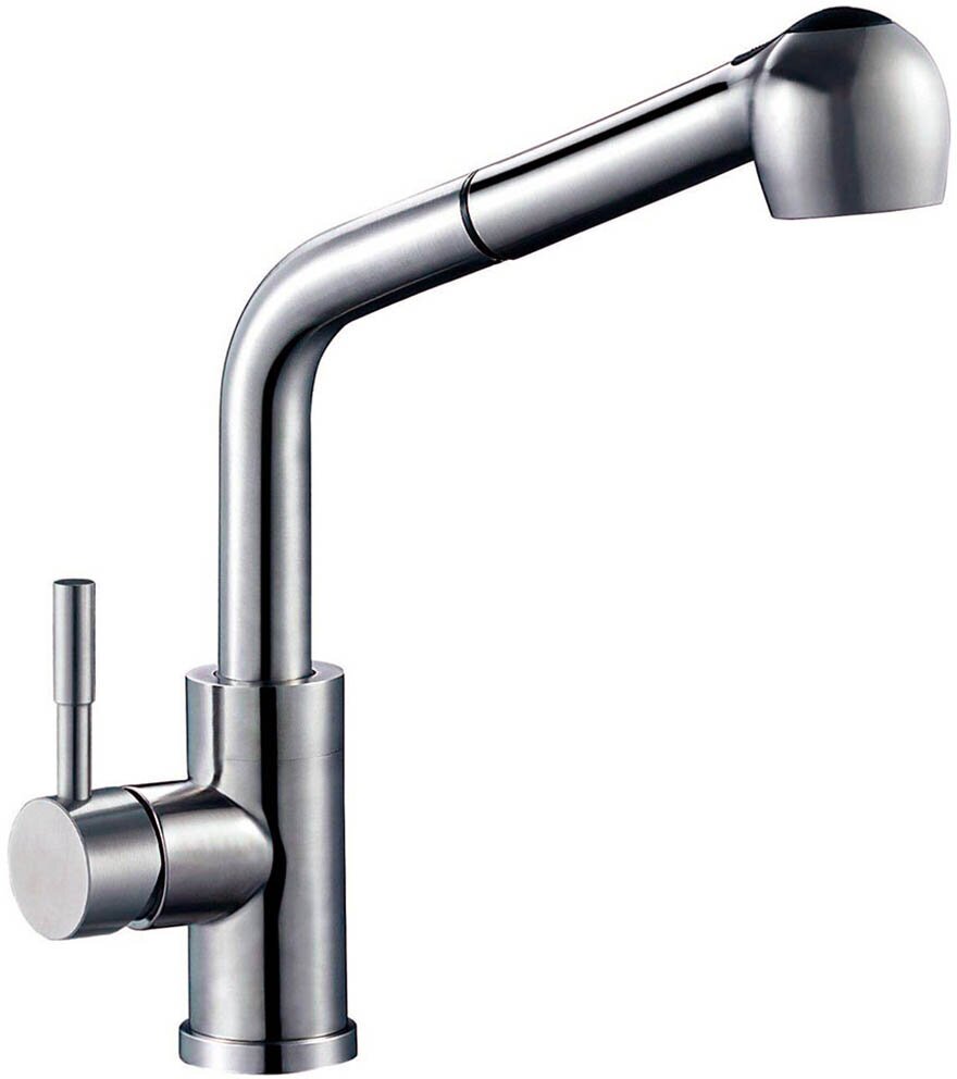 Смеситель для кухни, G.lauf ZAP4-E090 с вытяжным изливом на гайке, картр 35