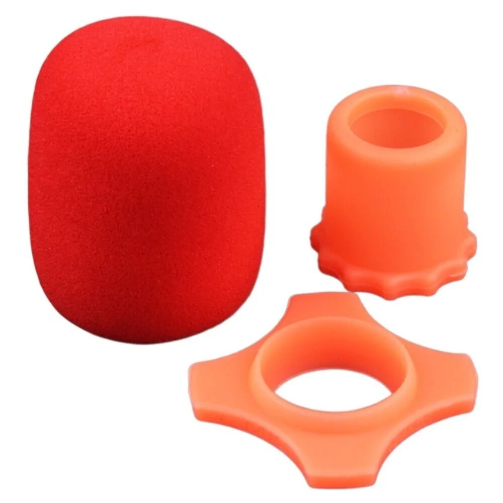 Поролоновый ветрозащитный экран для микрофона, Red