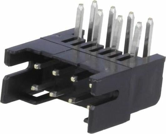 Гнездо HIROSE DF11-8DP-2DS(24) Гнездо провод-плата "папа" DF11 2мм PIN: 8 THT на PCB луженые 1шт