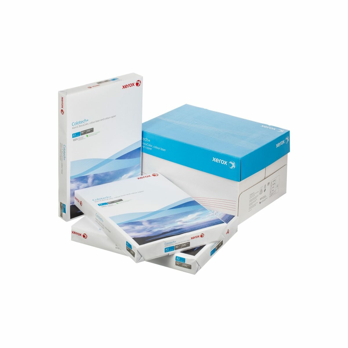 Бумага для цветной лазерной печати Xerox Colotech+ (A3, 90 г/кв. м) 500 листов (1850381)