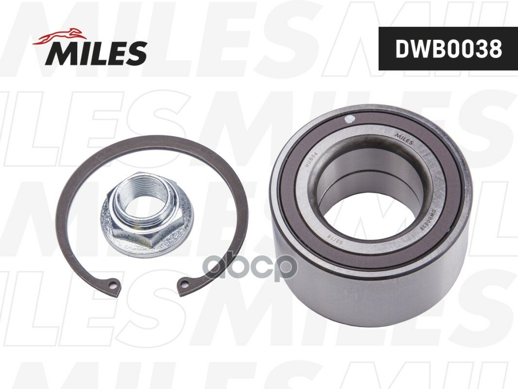 Подшипник ступицы передний MAZDA 3/6 04-08 (SKF VKBA 6972) DWB0038 Miles арт. DWB0038