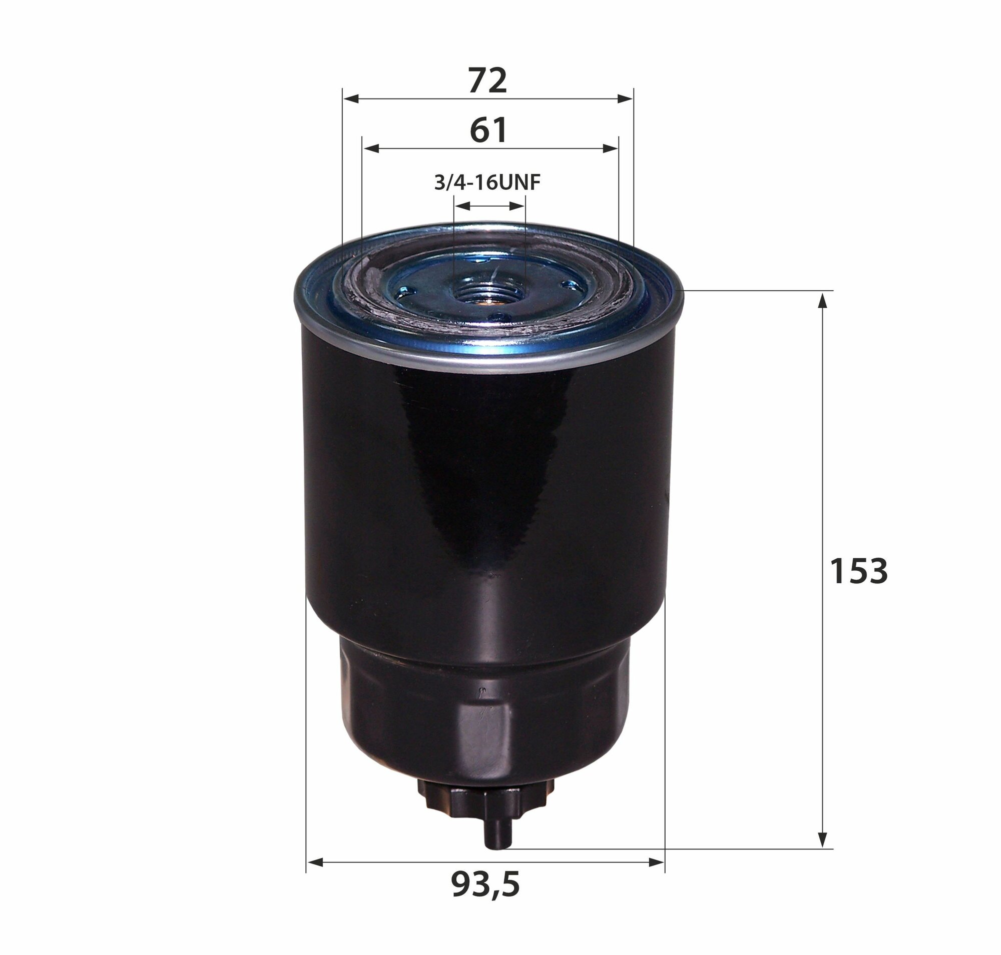 Фильтр топливный RB-exide FC-049E для NISSAN (16400-BN303), 1 шт.