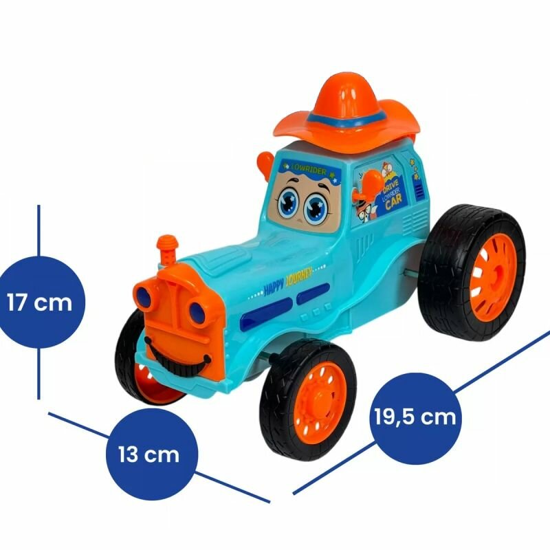 Трюковые машины и перевертыши ZhengGuang Радиоуправляемый трактор (трюки, музыка, акб) - UD2205B