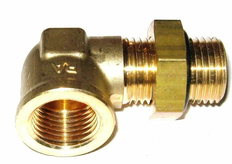 Фитинг для автомобиля Адаптер угловой М22/В22*1,5