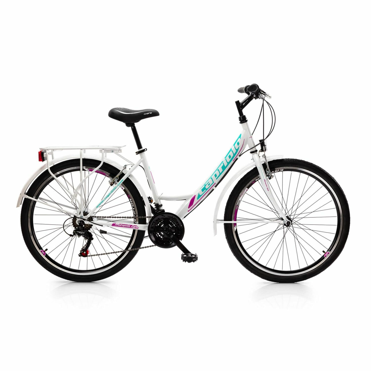 Велосипед Capriolo Metroplis Tour Lady, 26", женский, с багажником