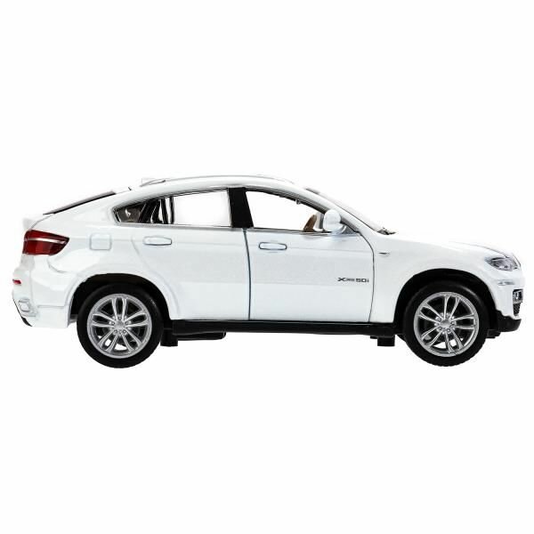 Технопарк Машина металл свет-звук BMW X6,15,5см, двери, капот, багажник,
