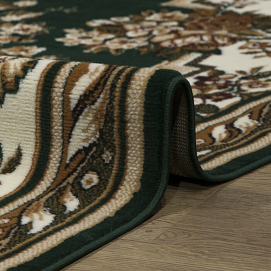 Ковер, Прямой, Зеленый, Бежевый, Коричневый, Классический, Винтажный, на пол, в гостиную, спальню, в ассортименте (80 см. на 150 см.)