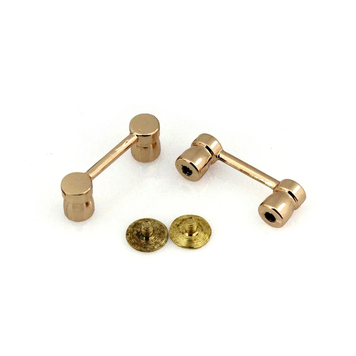 Пряжки для сумок CLOXY, 2 шт, цинковый сплав Бежевый, Желтый, Light gold