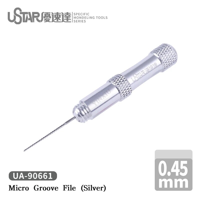 USTAR Миниатюрный напильник для моделирования Silver