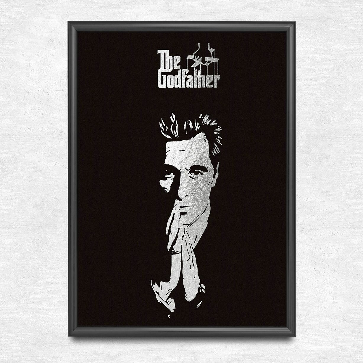 Постер для интерьера на стену Крестный отец / Плакат кино The Godfather