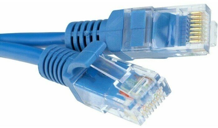 Патч-корд Гарнизон PC-UTP-5e-1-B, витая пара, 1м, CAT5, синий