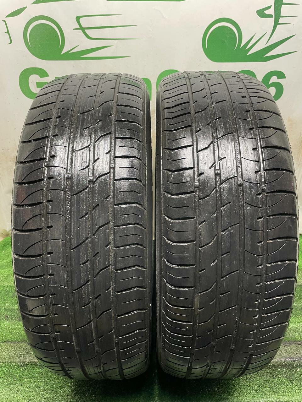 Комплект (2 шт) летних БУ шин Kumho Crugen HP91 225/60 R18 38% износ BTZ743121