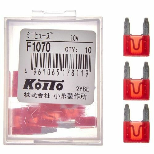 Предохранитель пластиковый KOITO 10 AMP мини Koito F1070