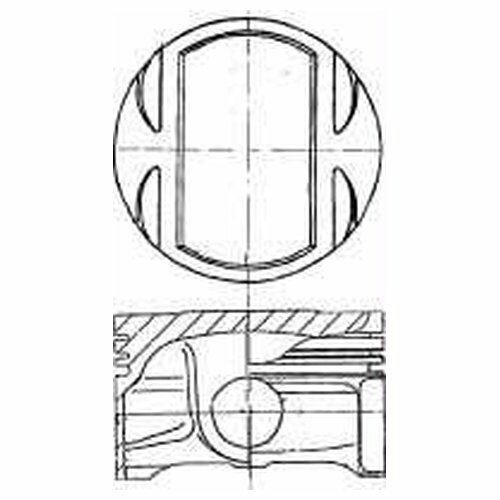 Поршень Nural 8744090000 для Mercedes C-CLASS CL203, S203, S204, W203, W204, CLC-CLASS CL203, CLK A209