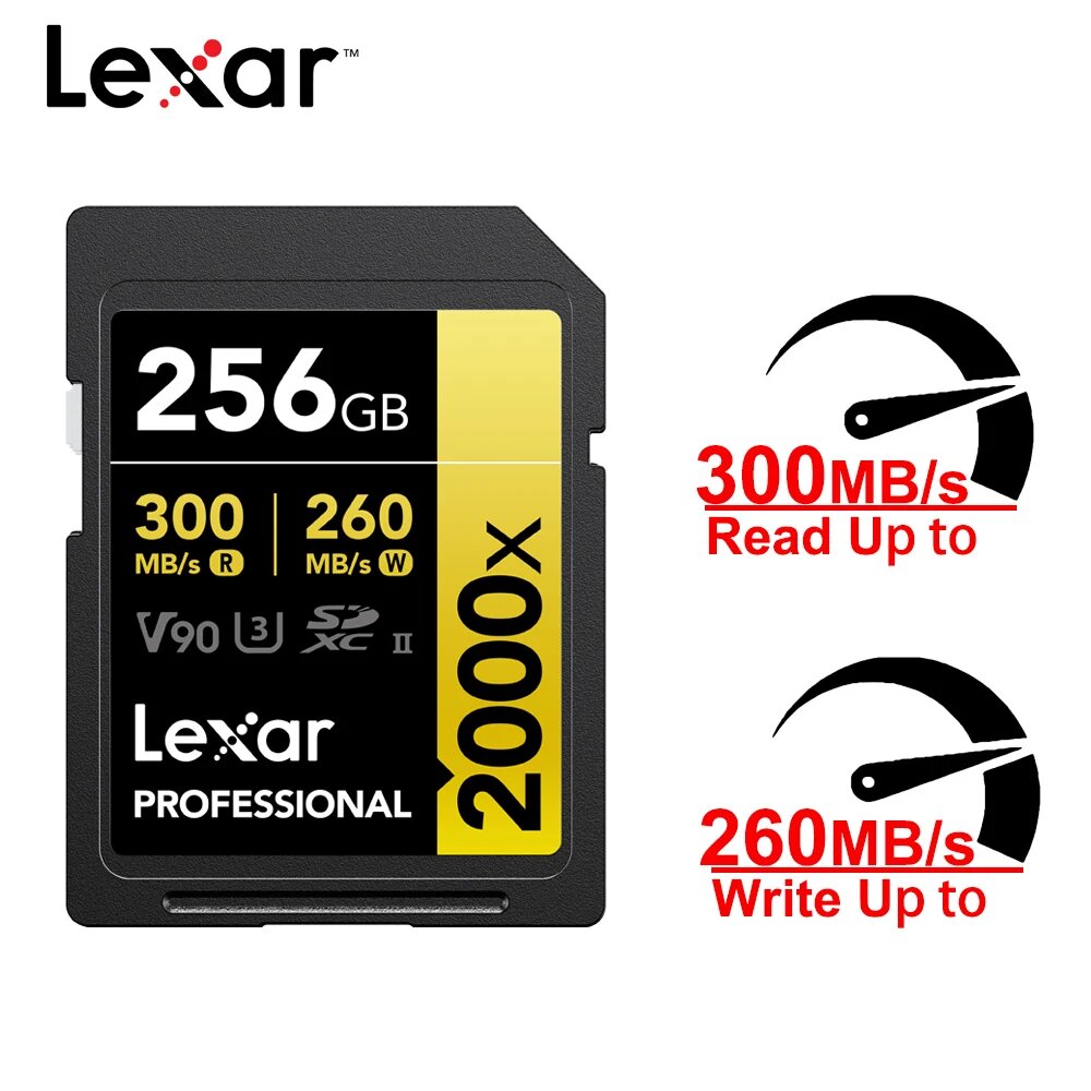 Lexar GOLD серия карта памяти SD 64/128/256 ГБ 256GB